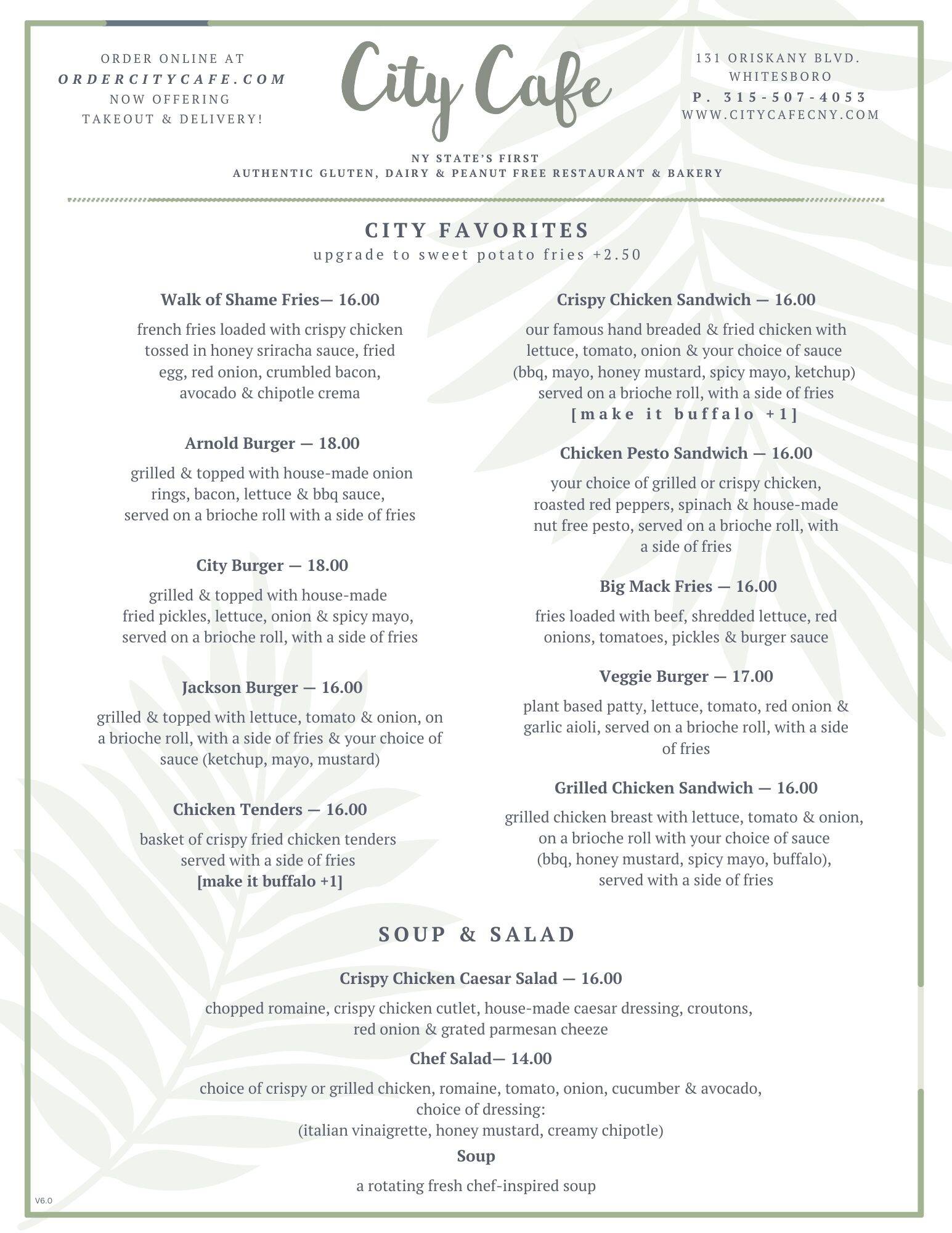 SANDWICHES & FRIDAY ONLY